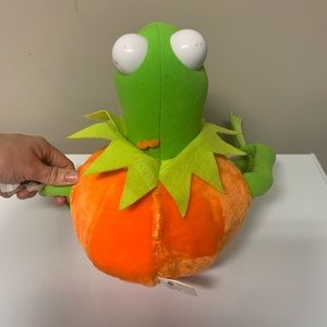 Nanco | Holiday | Vtg Kermit The Frog Muppet Pumpkin Halloween Plush ...